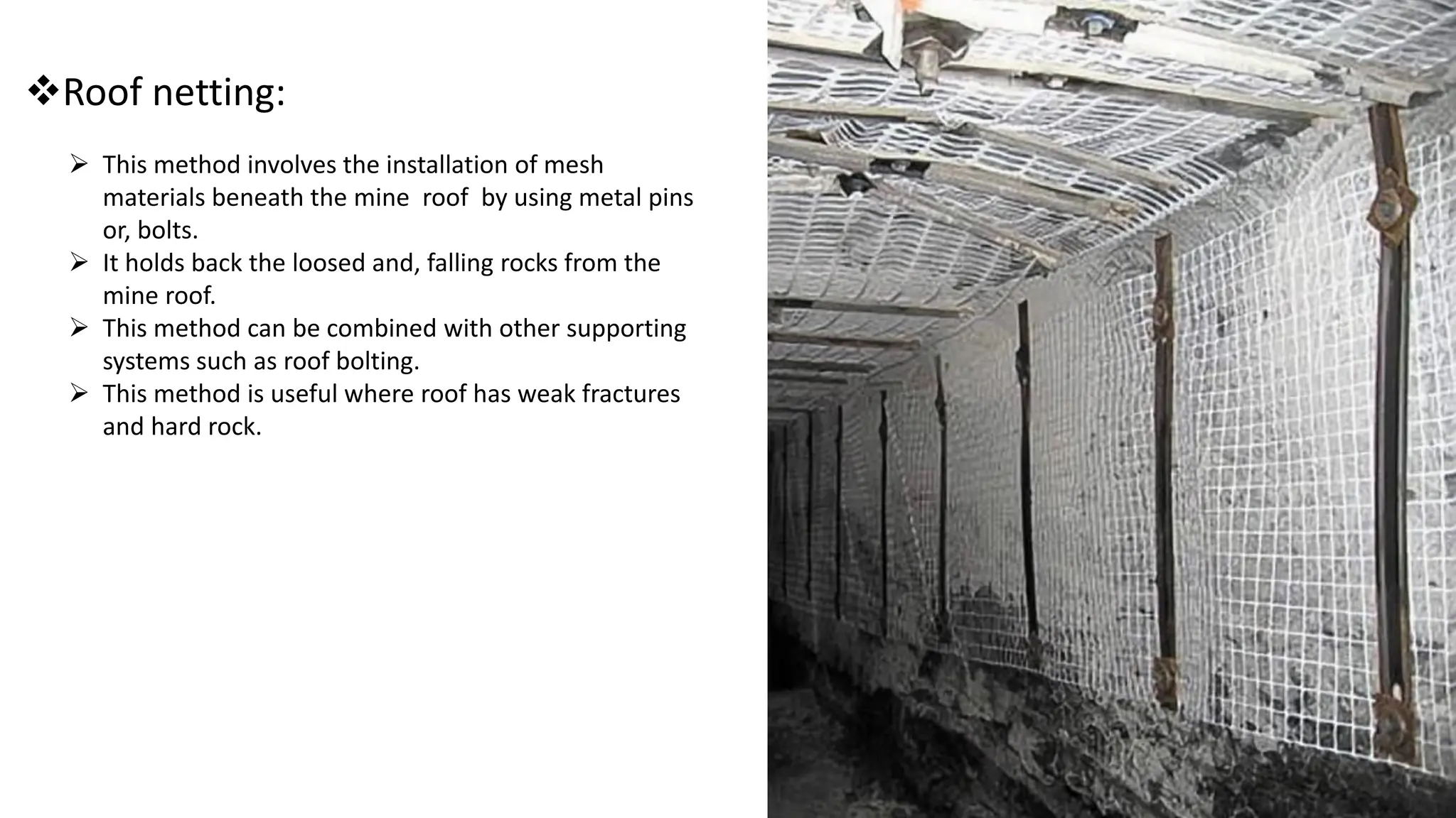 Roof support system used in board and pillar mining method | PDF