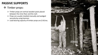 Roof support system used in board and pillar mining method | PDF