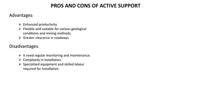 Roof support system used in board and pillar mining method | PDF