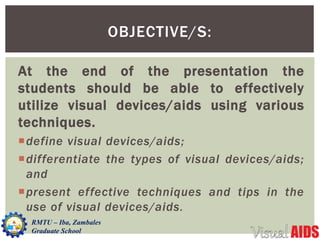 Biswal: Effective Teaching-Learning Process through Visual Aids and ...