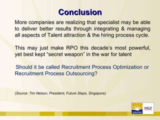 Cost Optimization through RPO | PPT | Human Resources | Business