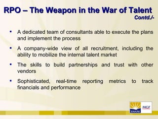 Cost Optimization through RPO | PPT | Human Resources | Business