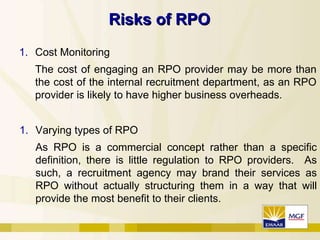 Cost Optimization through RPO | PPT | Human Resources | Business