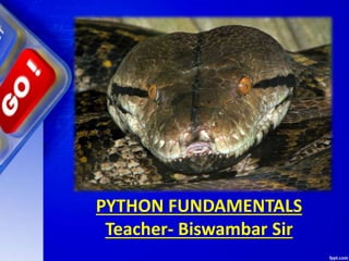 Biswa Sir Python Fundamentals.pptx