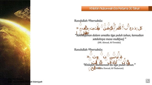 Bisyarah Khilafah di Akhir Zaman.pptx | Islam | Religion & Spirituality