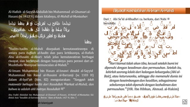 Bisyarah Khilafah di Akhir Zaman.pptx | Islam | Religion & Spirituality