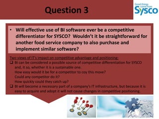Bi sysco | PPTX