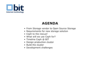 Ceph Day Netherlands Ceph Bit Pdf