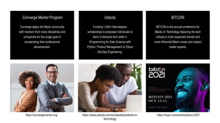 Blacks In Technology: Informational Deck | PPT