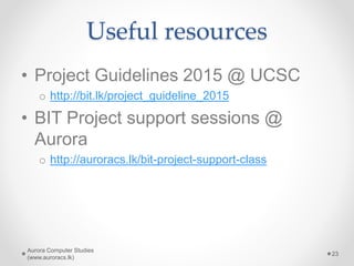 BIT-UCSC Final Project | PPTX