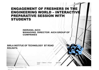 Birla institute of technology kolkata presentation | PPT