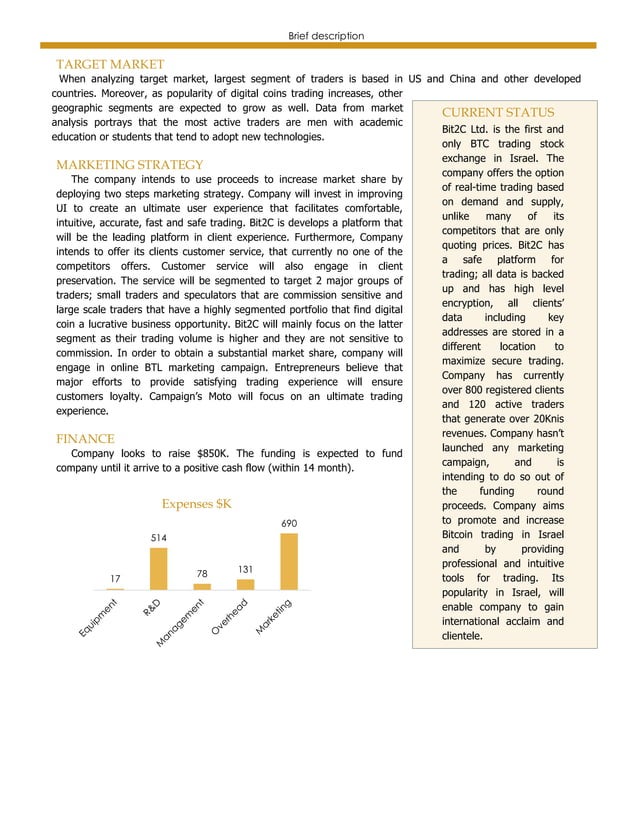 Bit2c one pager | PDF