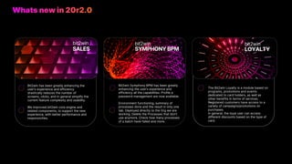 Bit2win 20r2.0 release pack | PPT