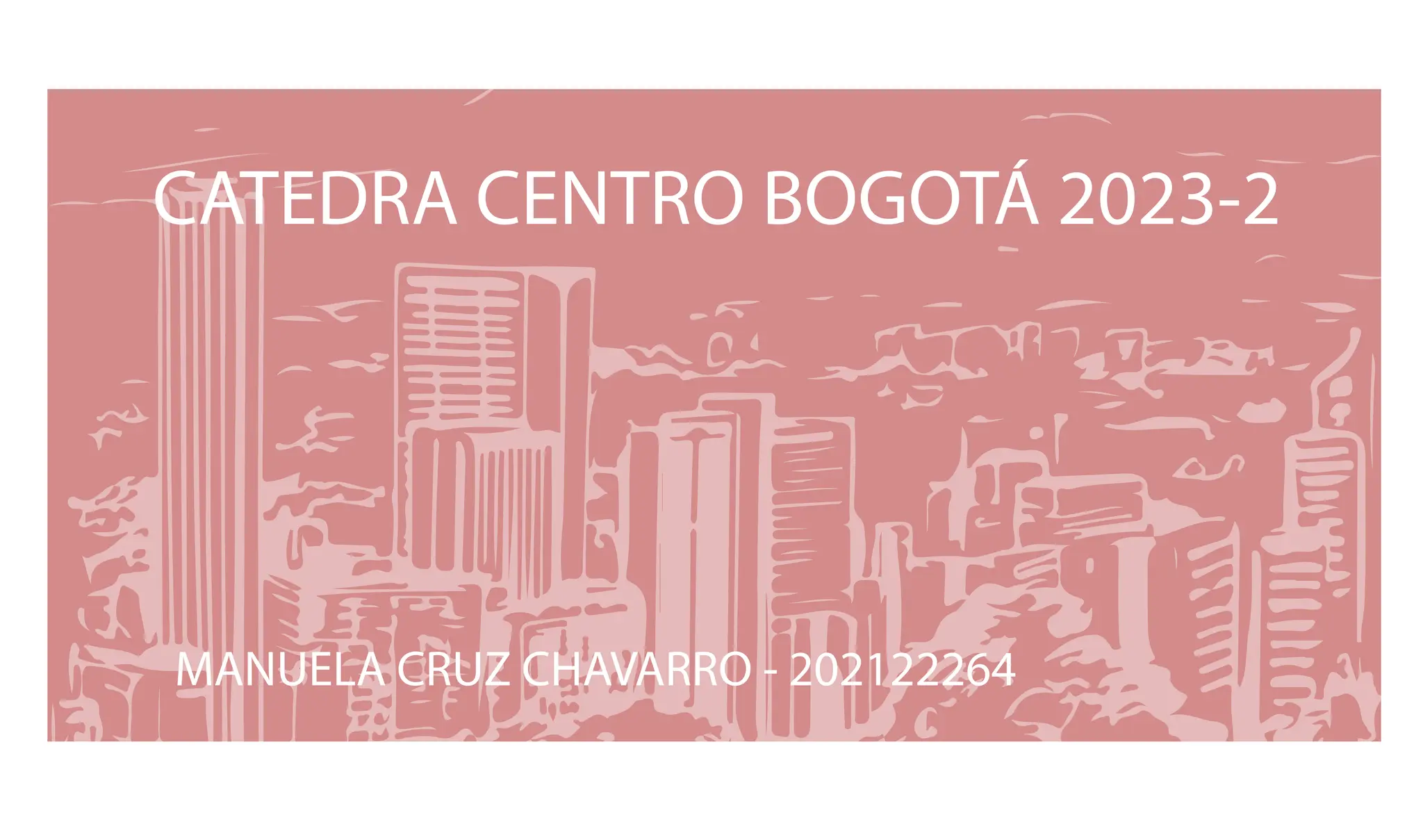 BITACORA CATEDRA CENTRO BOGOTÁ MANUELA CRUZ | PDF