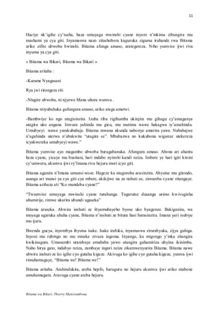 Bitama wa Bikari | PDF