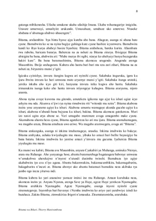 Bitama wa Bikari | PDF
