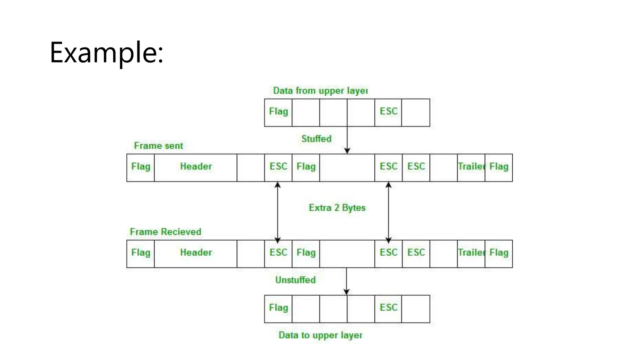 1bit And Byte Stuffing Computer Networks Pptx Programming Languages