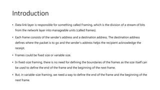 1Bit and Byte Stuffing computer networks | PPTX