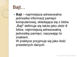 Bit bajt | PPT
