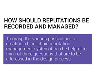 Blockchain Reputation Management | PDF