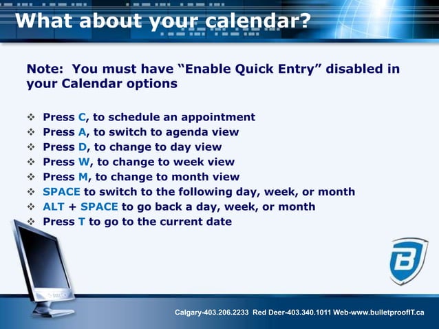 Blackberry Tips from Bulletproof InfoTech | PPT