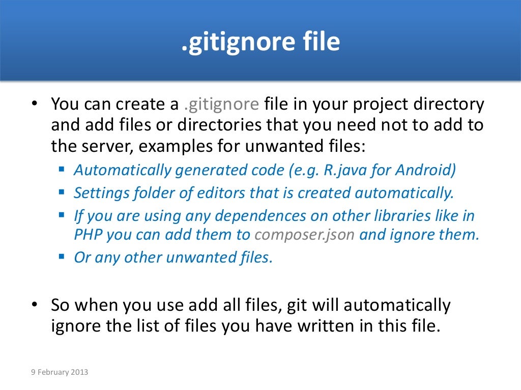 Gitignore File You Can
