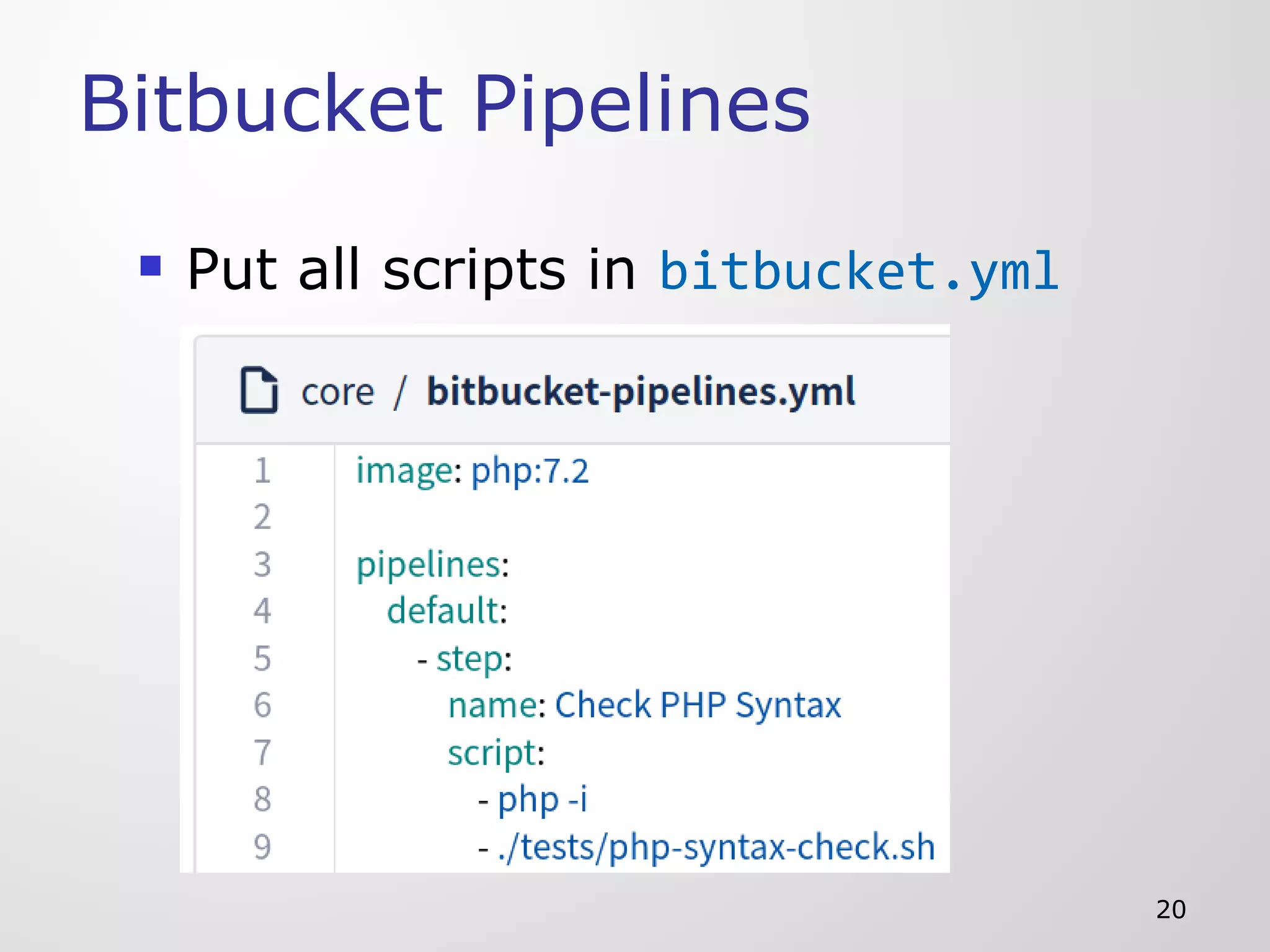 Bitbucket pipeline CI | PPT
