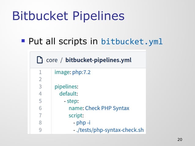 Bitbucket pipeline CI | PPT