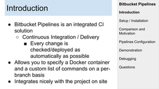 Bitbucket pipelines | PPT