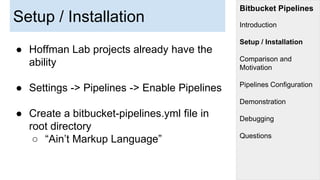 Bitbucket pipelines | PPT