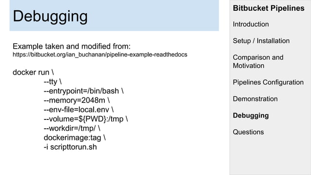 Bitbucket Pipelines Ppt