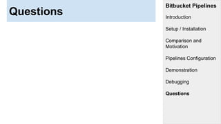 Bitbucket pipelines | PPT