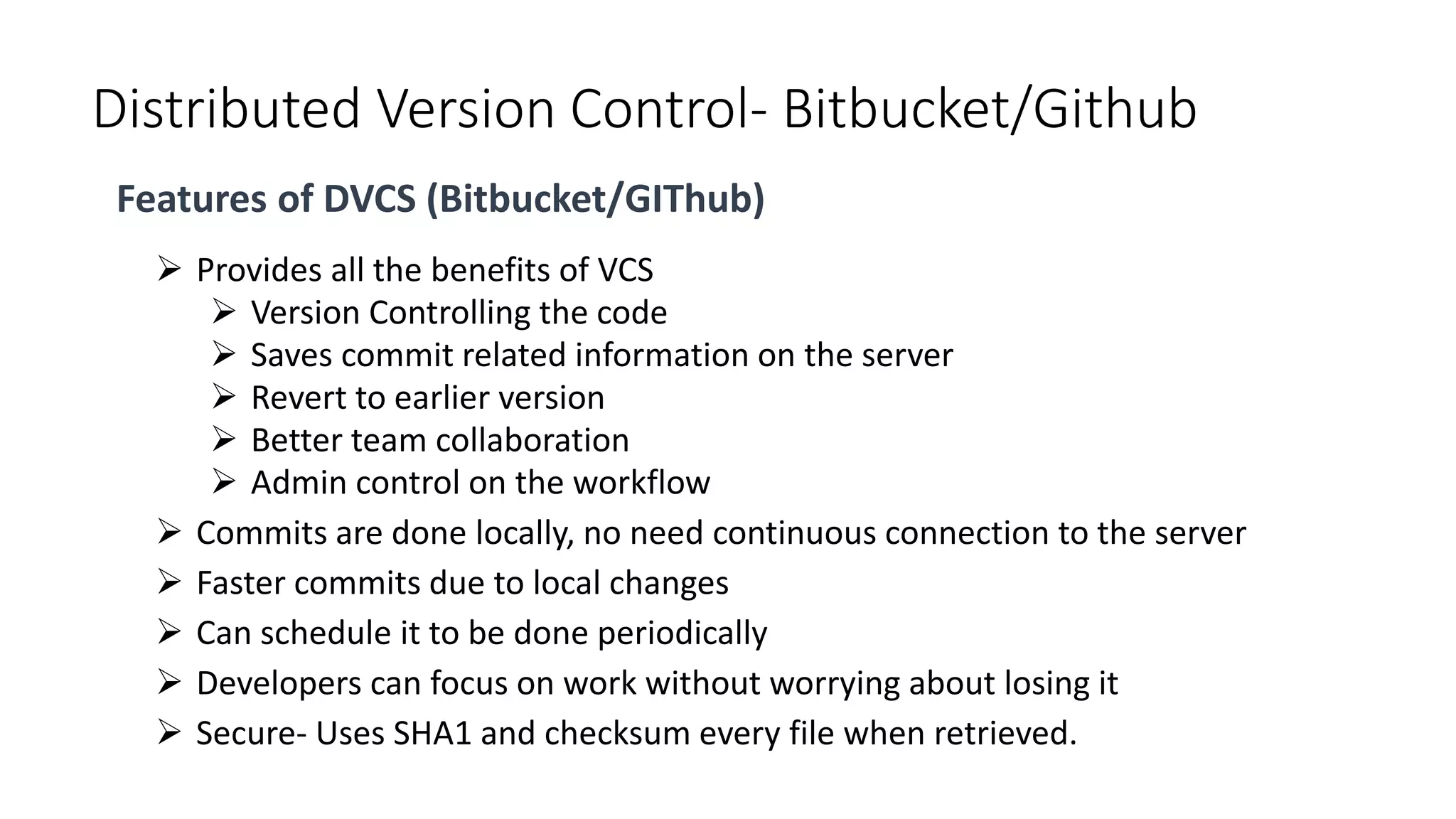 Understanding GIT / Bitbucket training | PPTX | Web Development | Internet