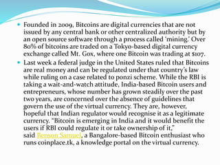 Bitcoin | PPTX