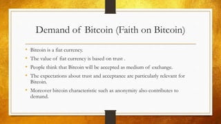 Introduction to Cryptocurrency (Bitcoin) | PPTX