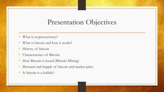 Introduction to Cryptocurrency (Bitcoin) | PPTX