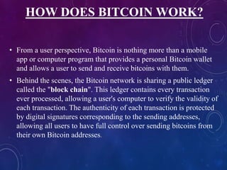 Bitcoin-THINGS YOU WANT TO KNOW | PPT