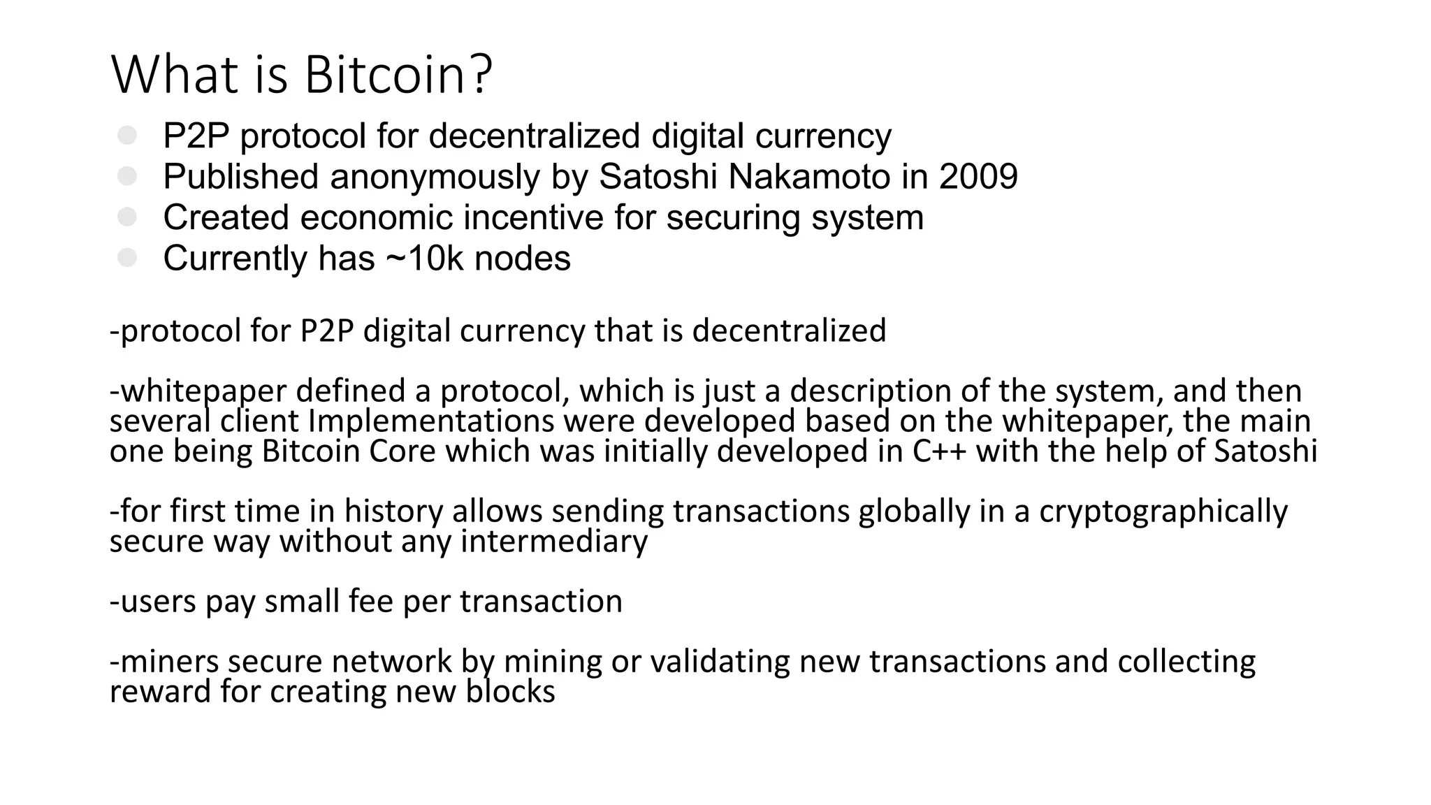Bitcoin | PPT