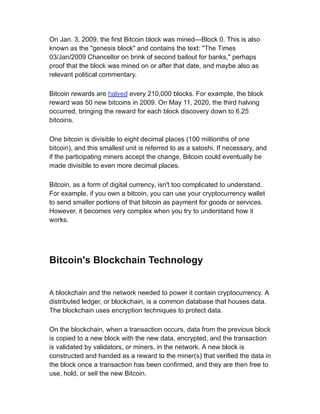 What is Bitcoin | PDF