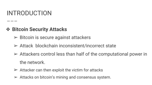 Bitcoin block withholding attack | PPT