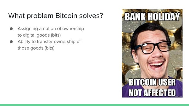 Bitcoin: introduction for programmers - Pecha Kucha | PDF