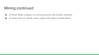 Bitcoin: introduction for programmers - Pecha Kucha | PDF