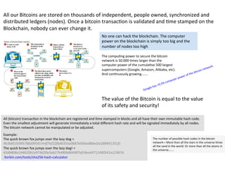 THE BITCOIN ECONOMICALLY EXPLAINED | PPT