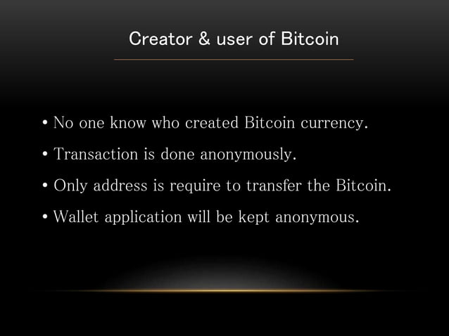 Develop Your Own Bitcoin Wallet App | PPT