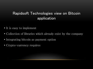 Develop Your Own Bitcoin Wallet App | PPT