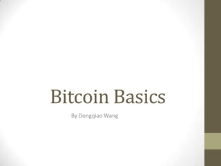 Bitcoin basics | PPT