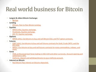 Bitcoin basics | PPT