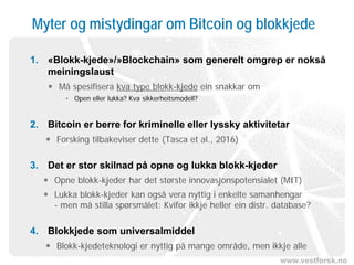 blokkjede offentleg sektor | PPT