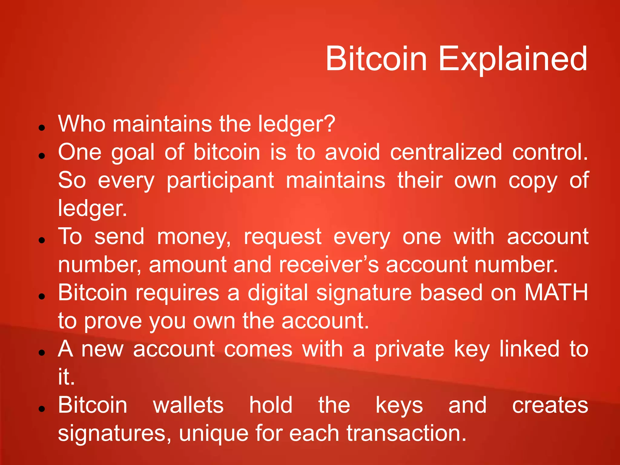 Bitcoin crypto currency | PPT