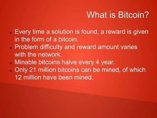 Bitcoin crypto currency | PPT